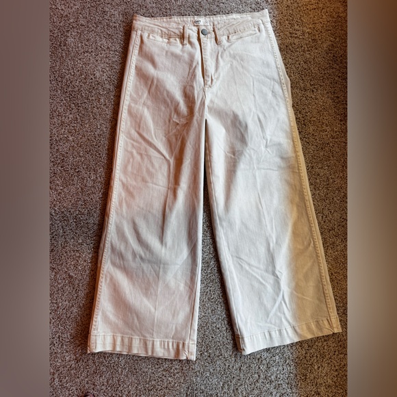 Oat New York | Jeans | Oat New York Cream Wide Leg Jeans | Poshmark